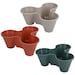 Stackable 3-tier Planters 3 Levels/9 Pots, Small, Plants or Succulents ...