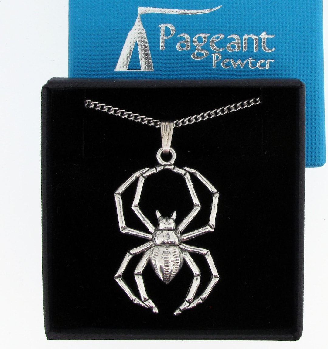 Spider Pewter Pendant - Etsy