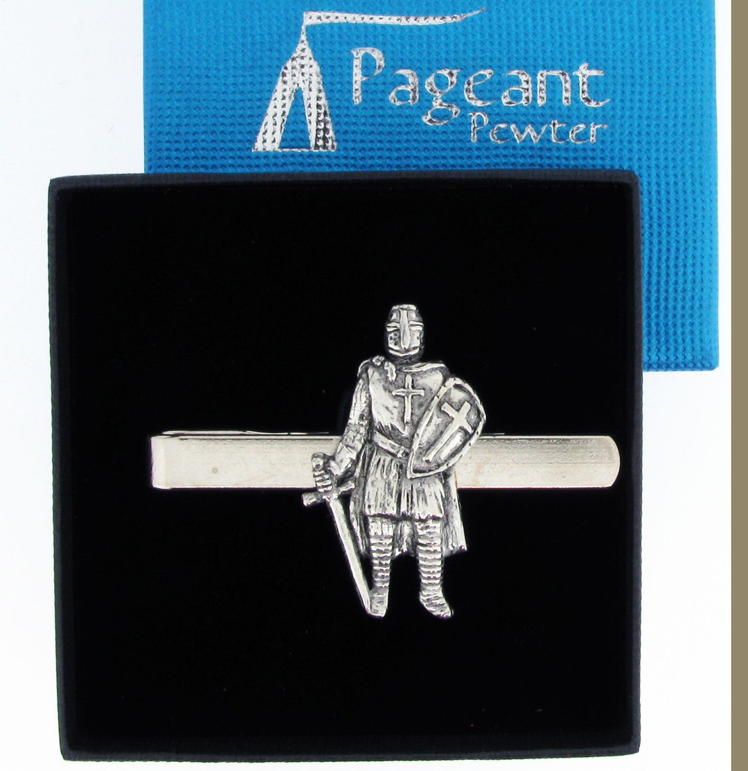 Knight in Armour Pewter Tie Clip - Etsy