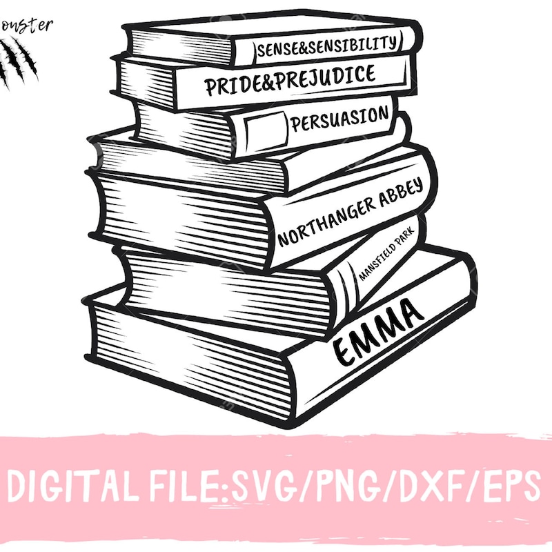 Jane Austen Svg - Etsy