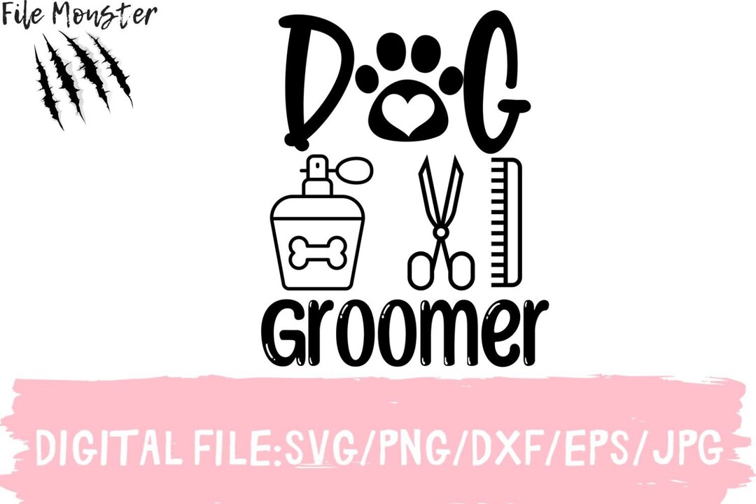 Dog Groomer Png Pet Groomer Png Dog Lover Jpg Dog Stylist - Etsy