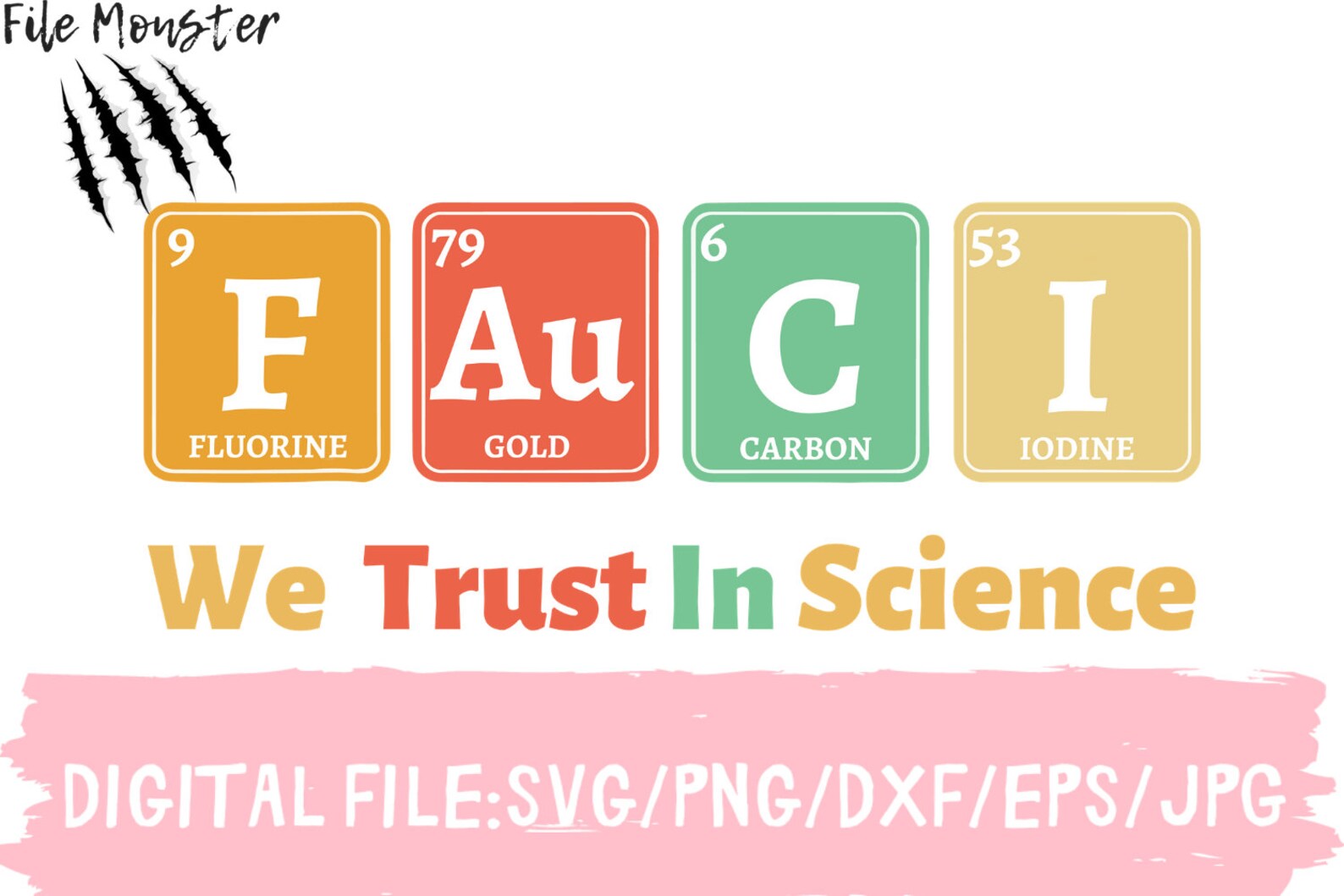 We Trust in Science Svg Fauci Svgfauci We Trust Svg Science | Etsy