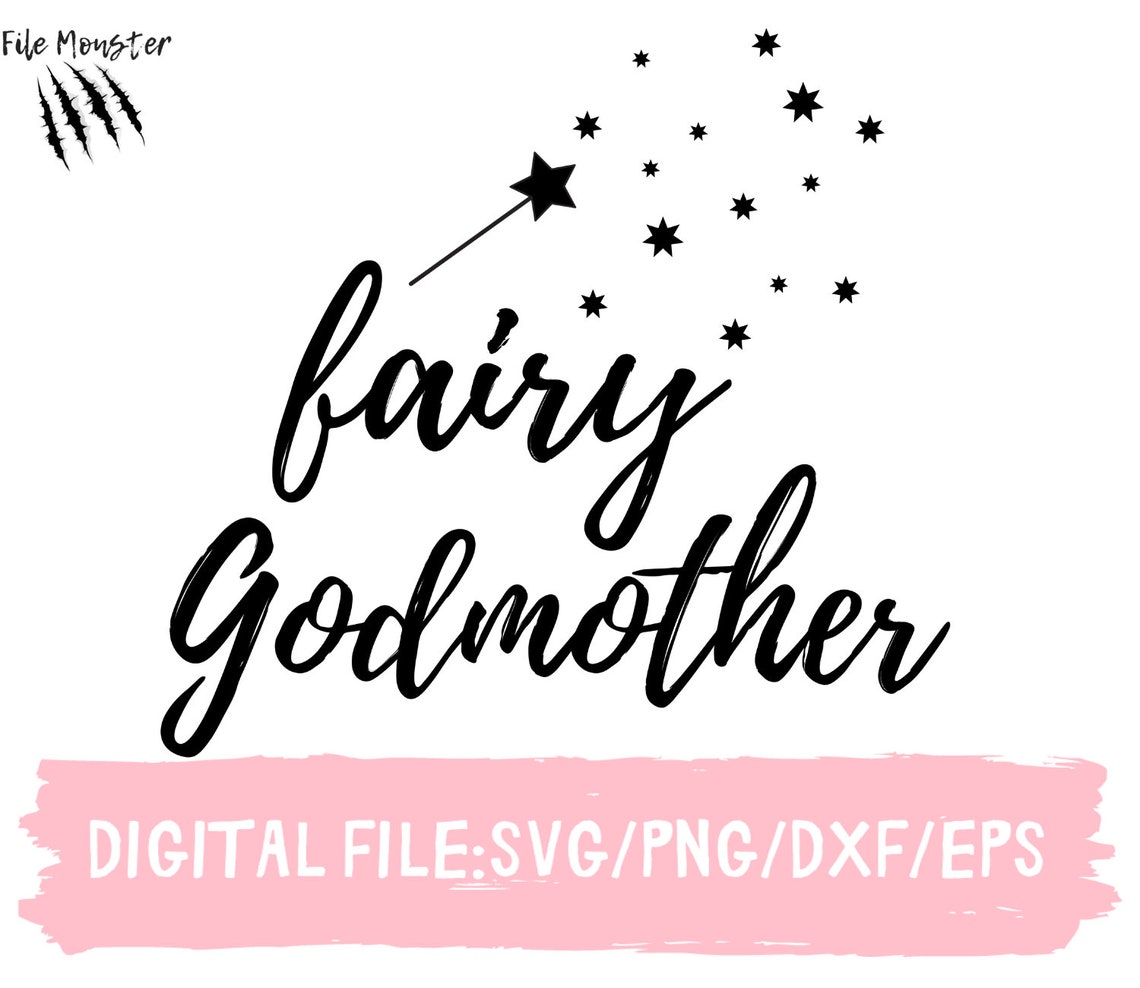 Fée Marraine svg Fée svg Marraine svg Dieu Mère svg - Etsy France