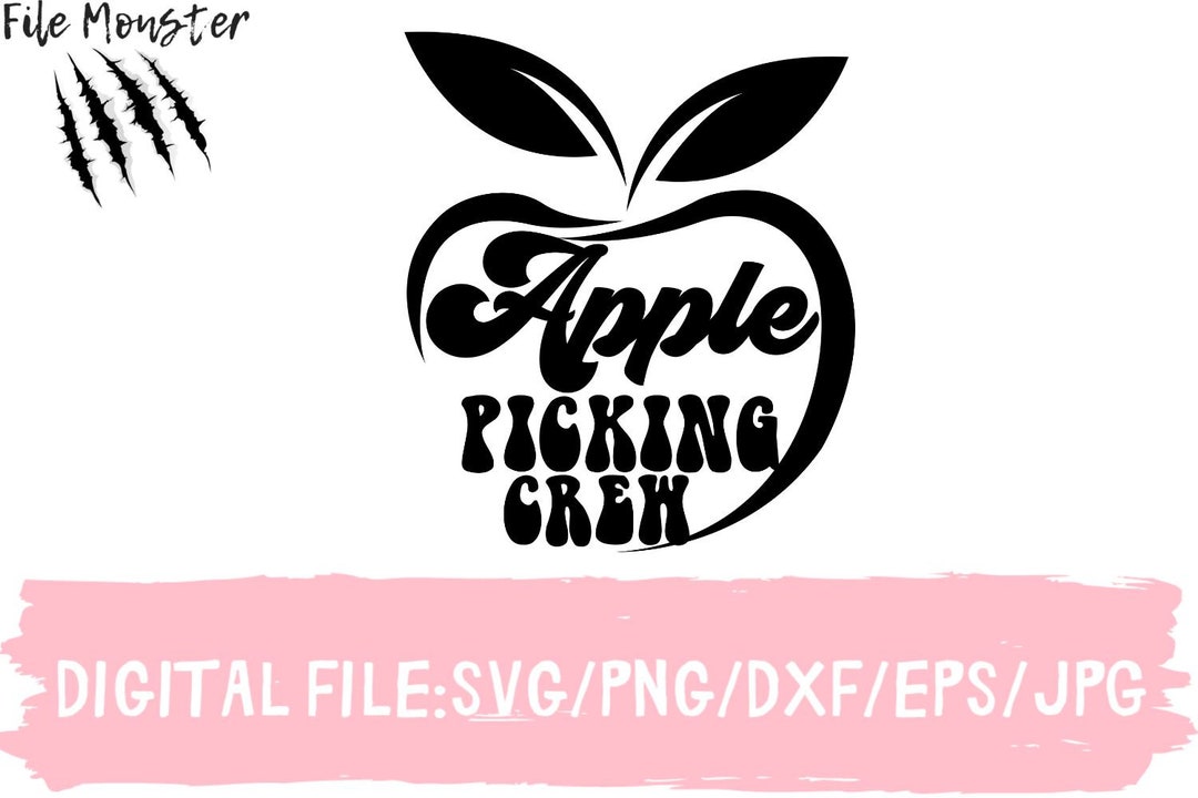 Apple Picking Crew Apple Shirt Svg Toddler Fall Svg Autumn - Etsy