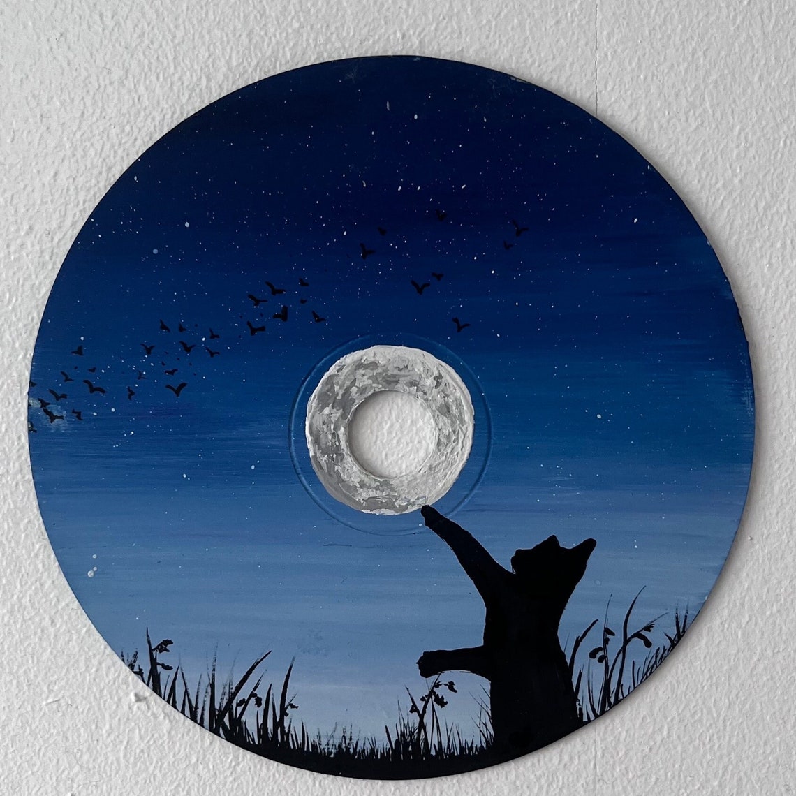 Custom Painted Cds With Designs of Your Choice,indie,personalised - Etsy UK