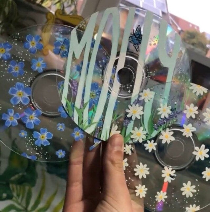 Custom Painted Cds With Designs of Your Choice,indie,personalised - Etsy UK