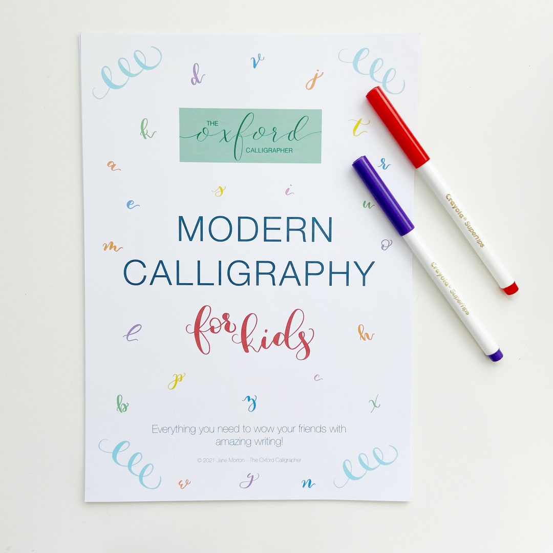 Modern Calligraphy For Kids