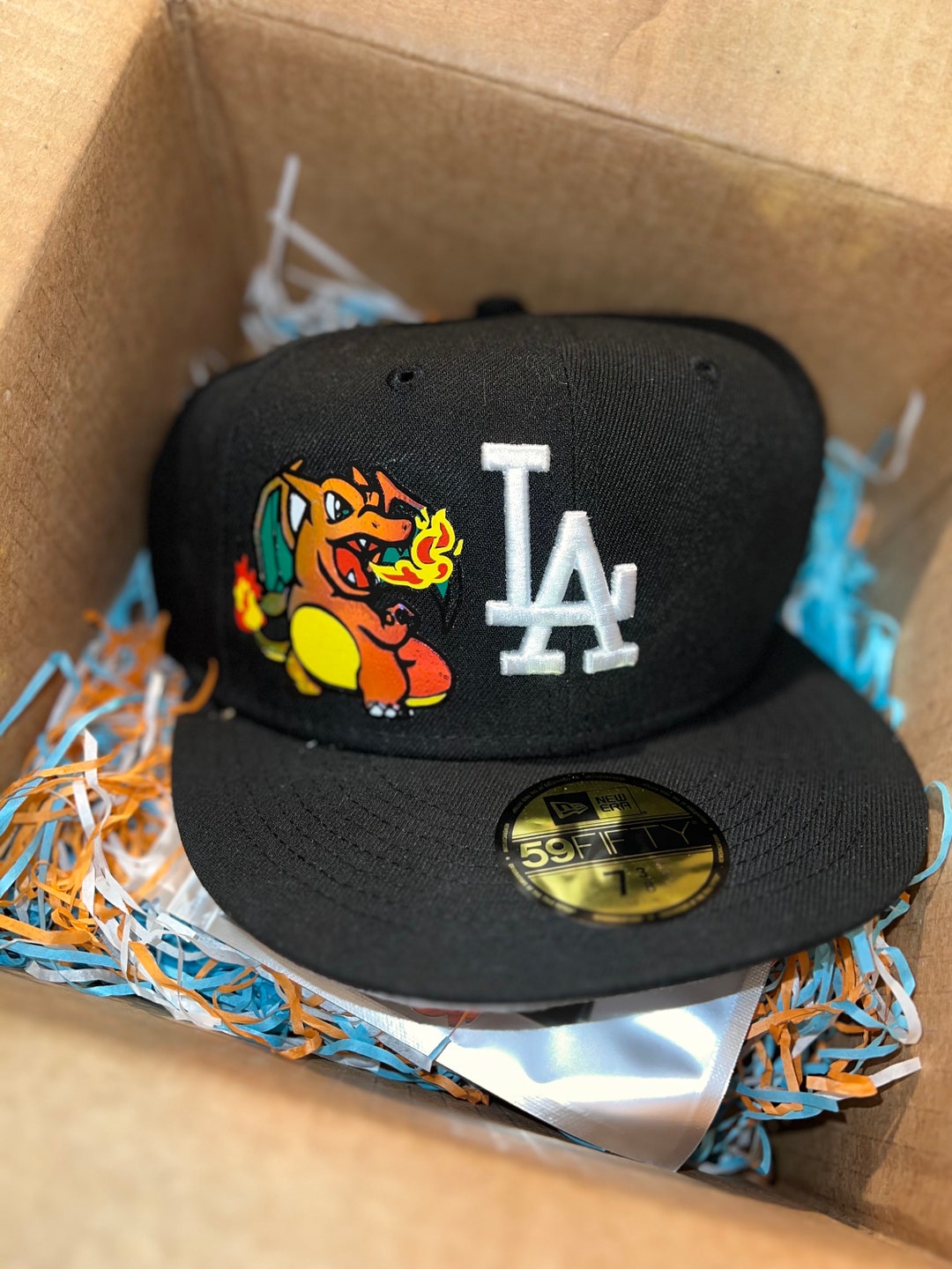 Holographic Rainbow Charizard Fitted Hat - Etsy