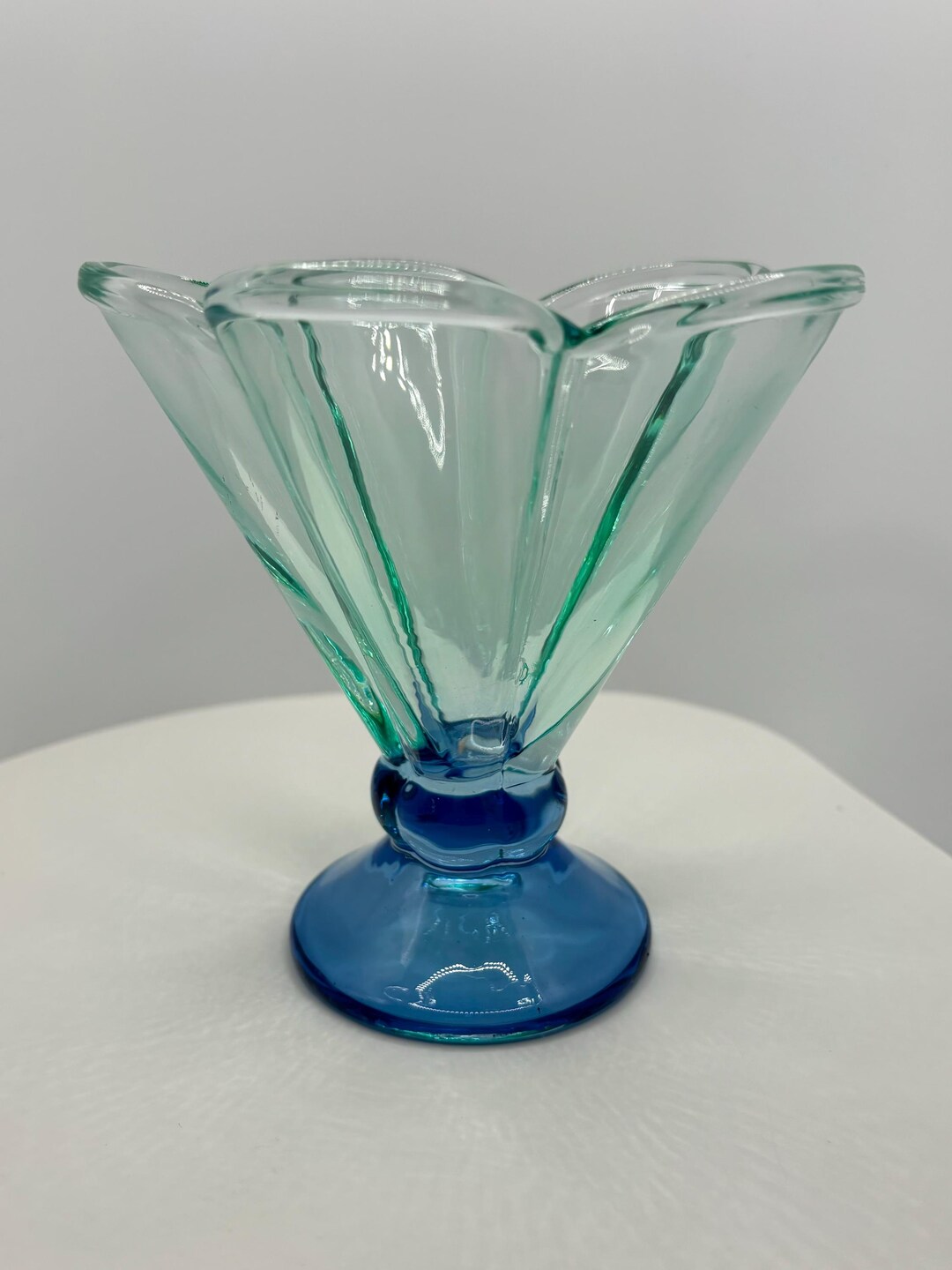 Antique French Style Light Blue Glass Cocktail Cups (set of 2) - Etsy