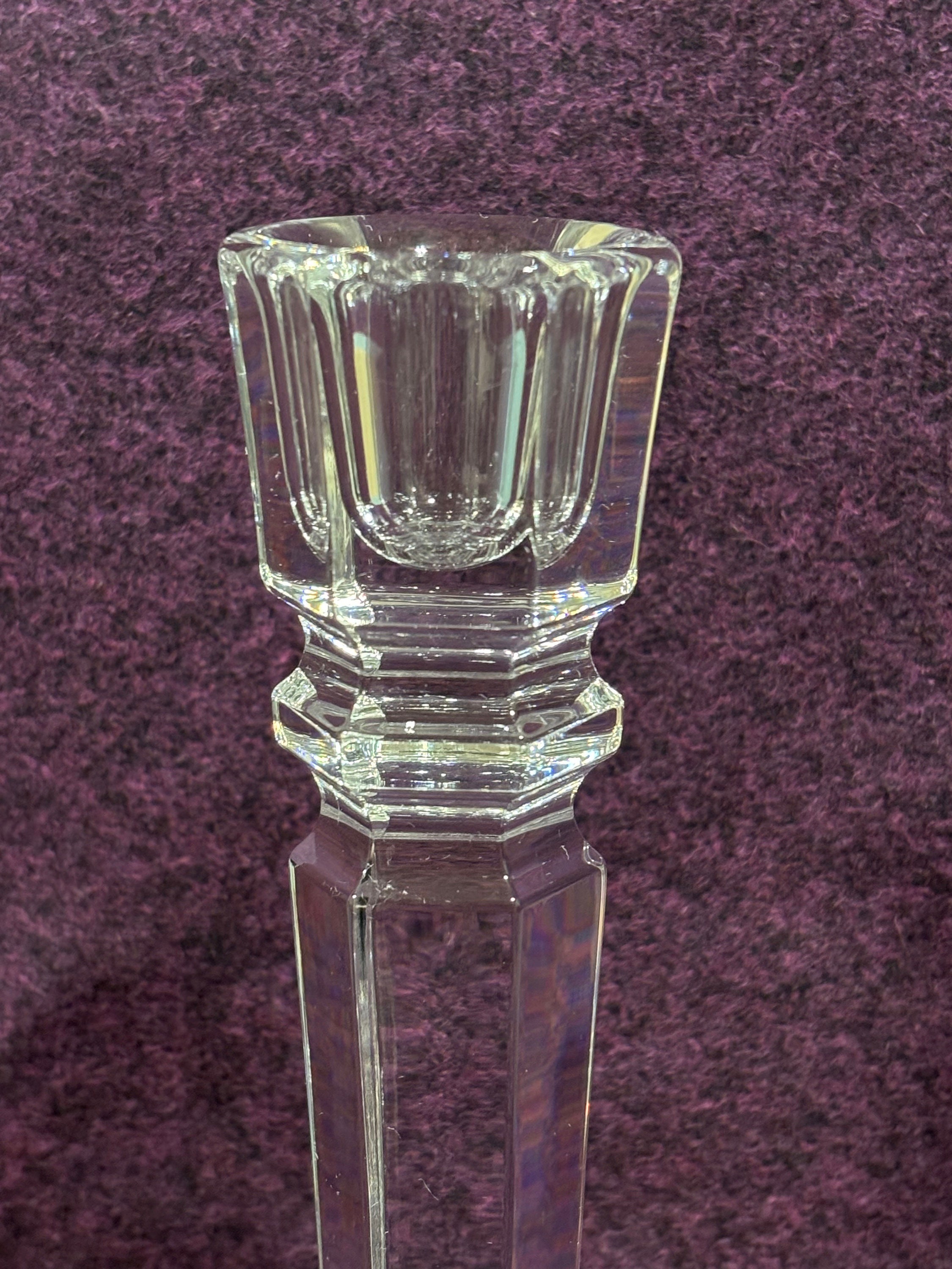 Glass Pillar Candle Stick Holder - Etsy
