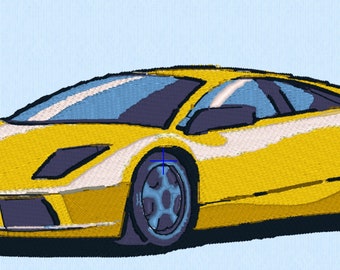Cross Stitch Pattern Lamborghini - Etsy UK