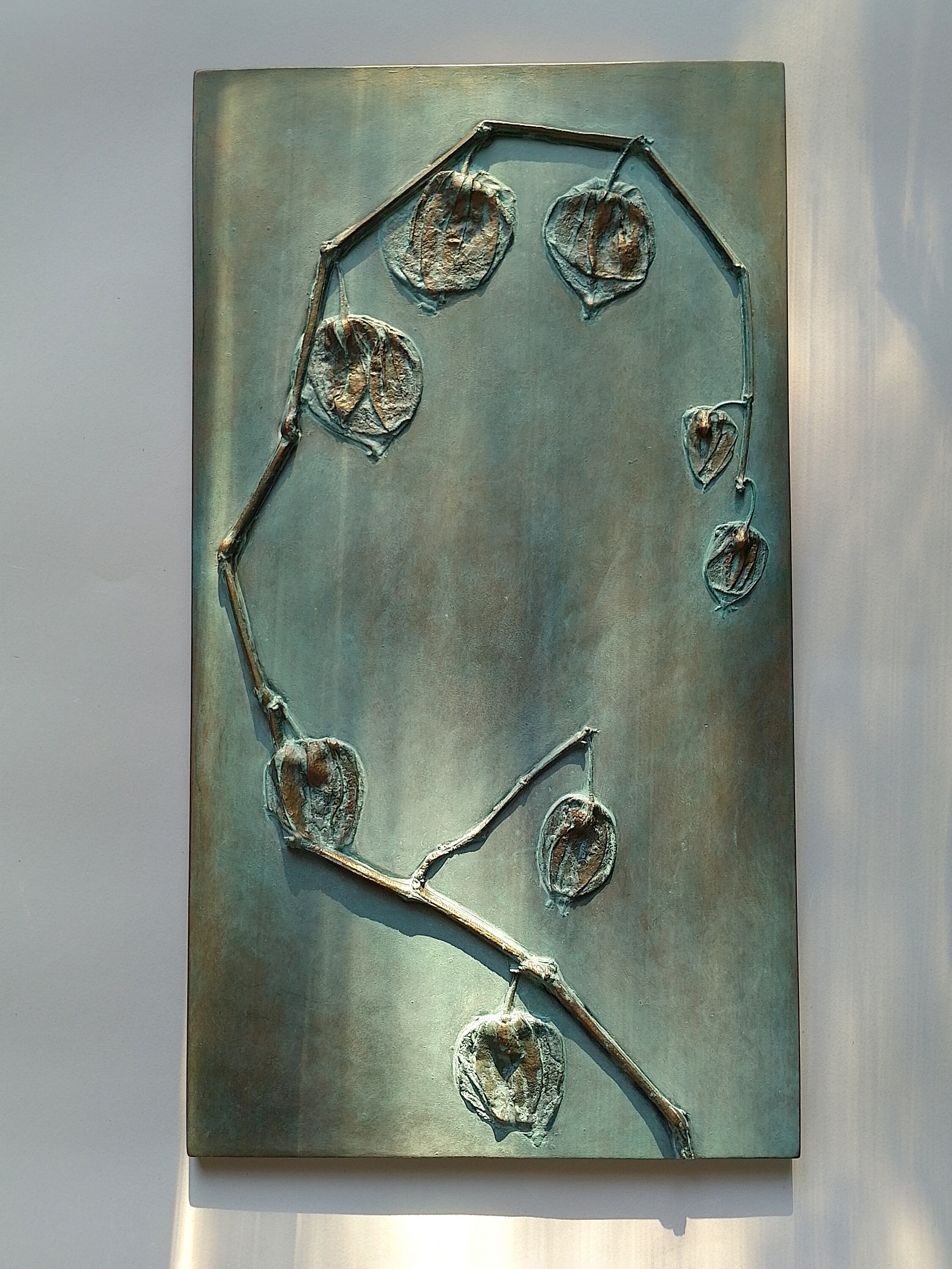 3d Wall Art Bas Relief Plaster Art Bronze Wall Art Patina Wall ...