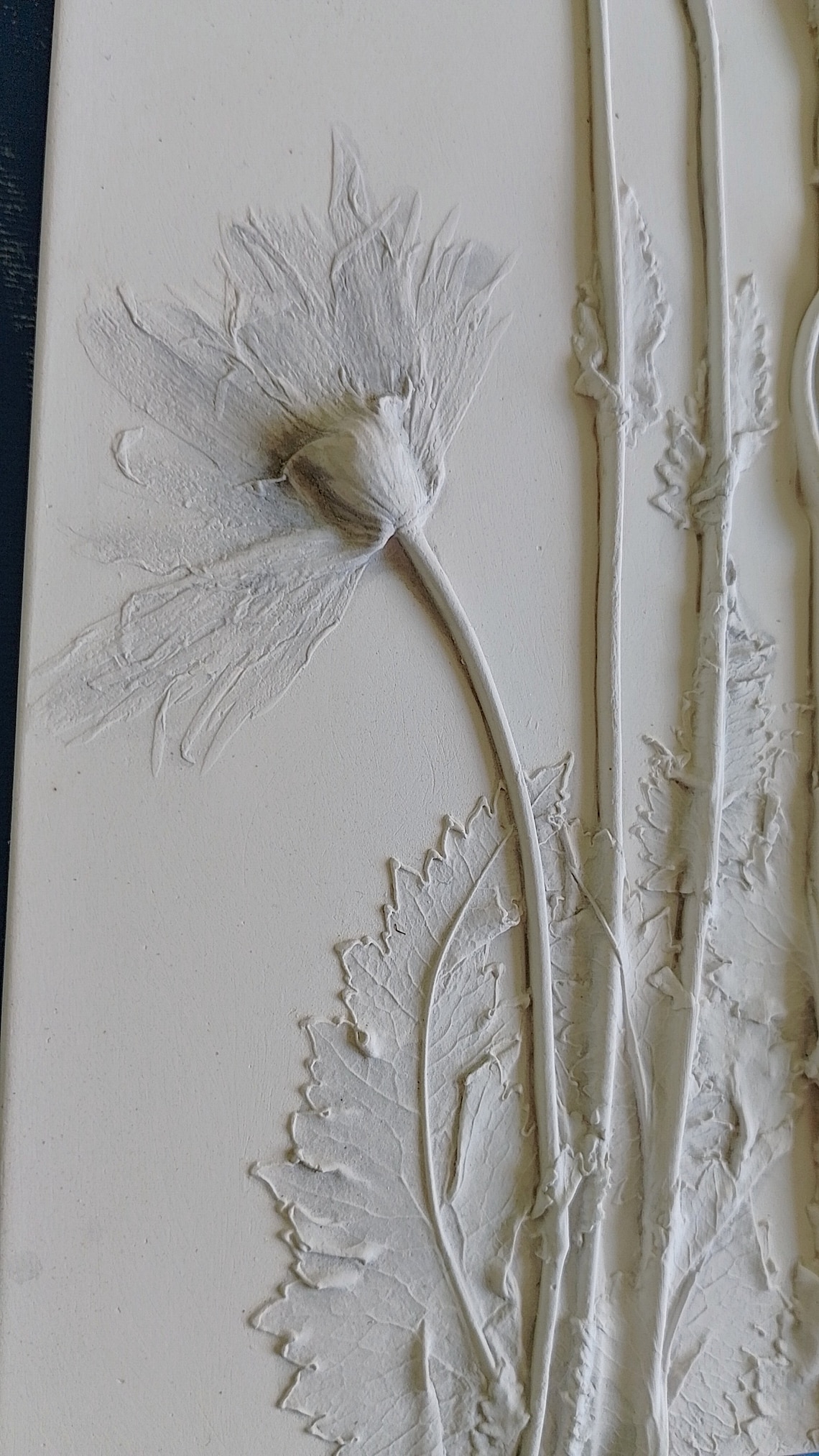 Plaster Wall Art 3d Flower Interior Decoration Botanical Wall Art New ...