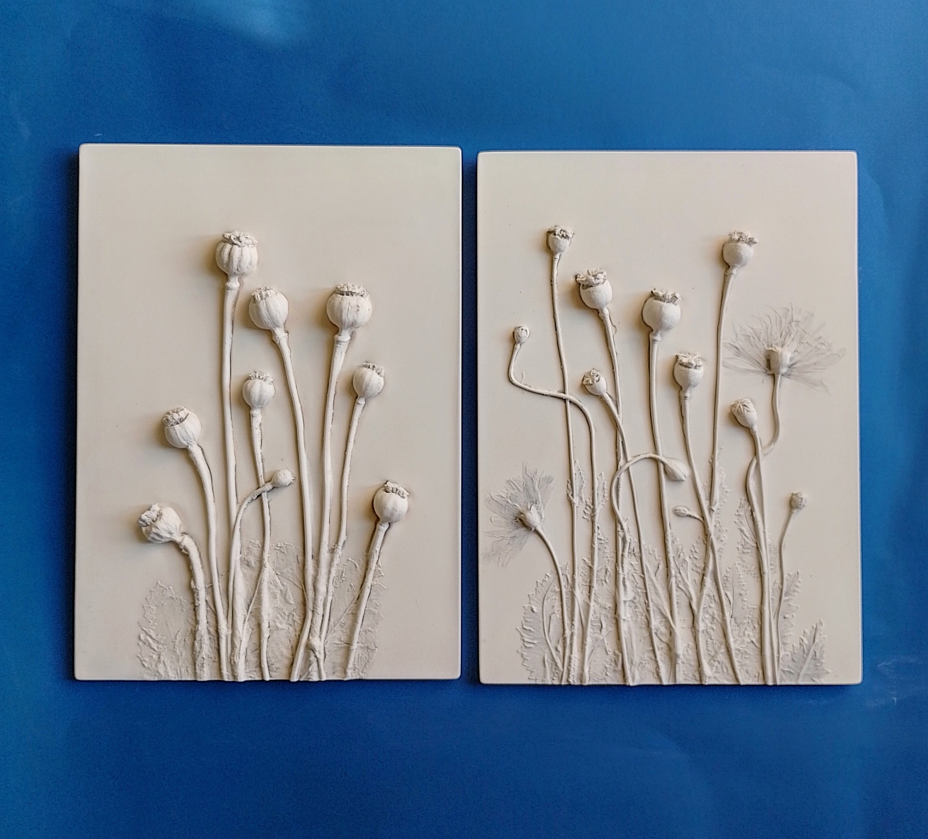 Plaster Wall Art 3d Flower Interior Decoration Botanical Wall Art New ...