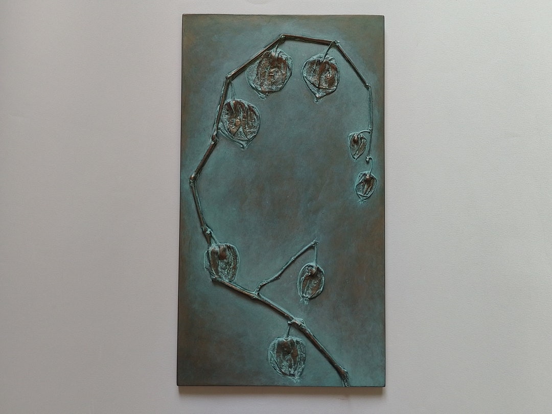 3d Wall Art Bas Relief Plaster Art Bronze Wall Art Patina Wall ...