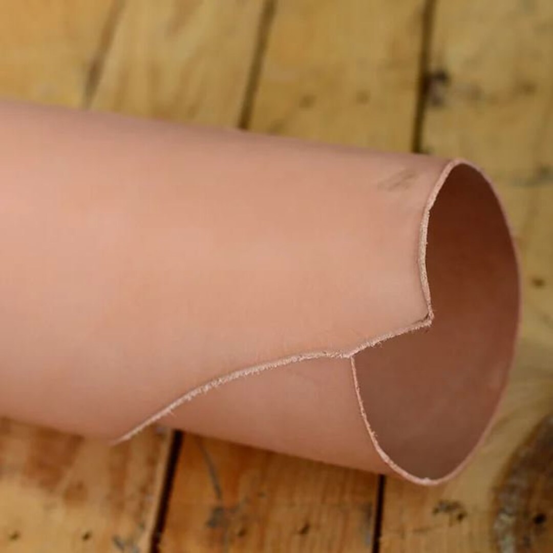 Real Side Leather Natural Veg Color: Golden Tan Leather for Crafts and ...