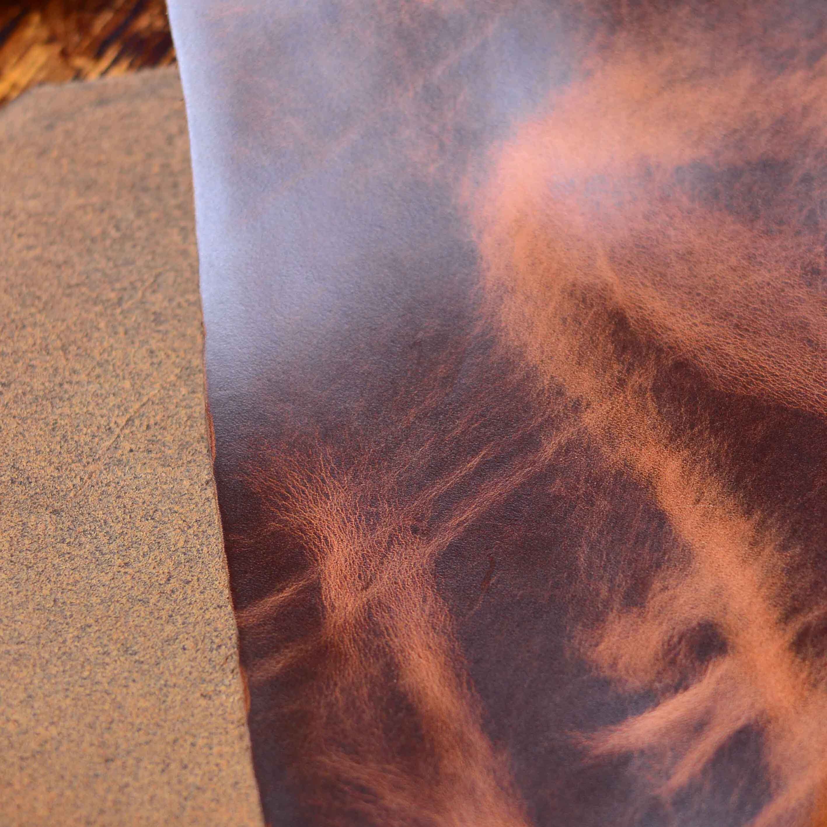 Top Coat Autumn Harvest Leather Sides Leather for Crafts and Small ...