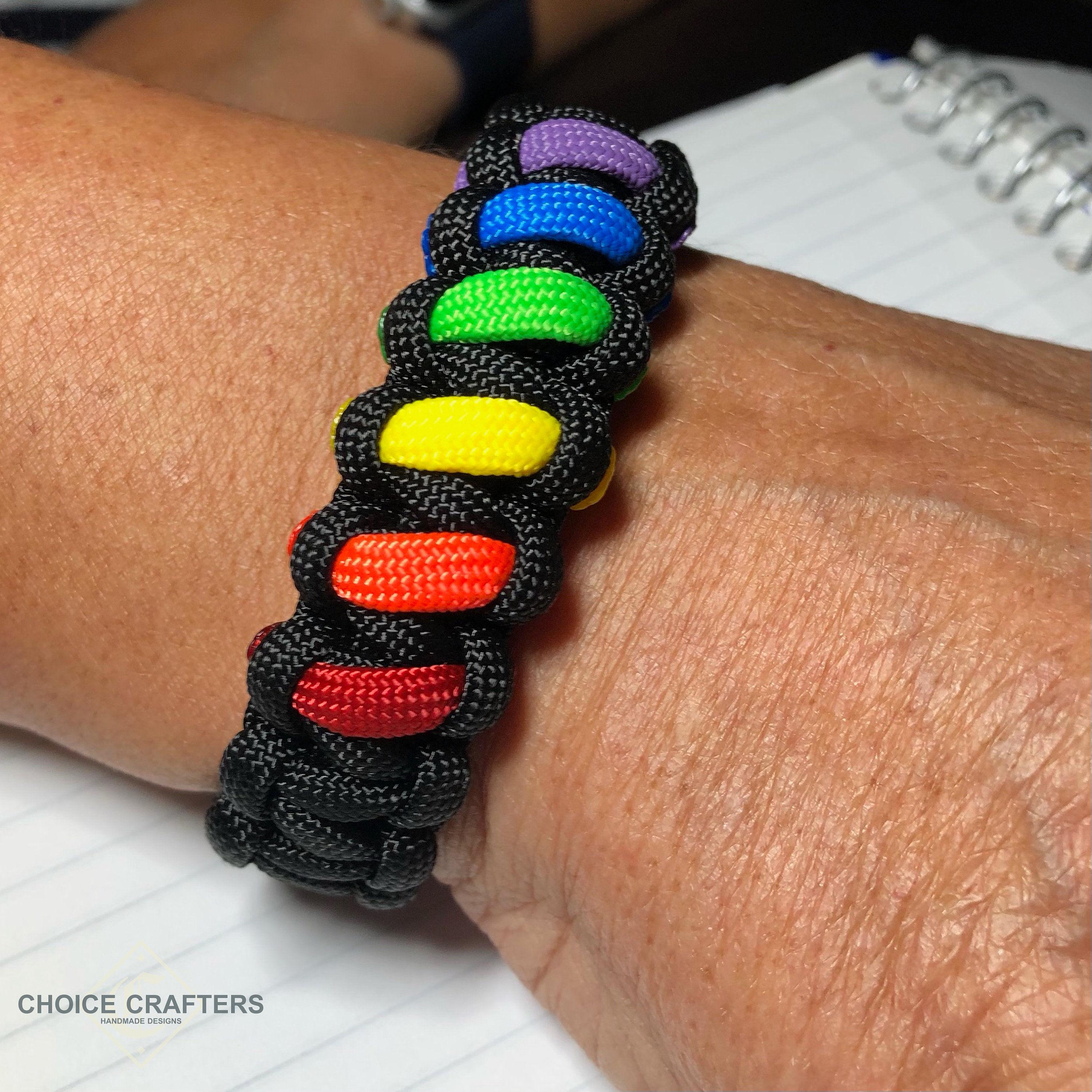 LGBT Support Bracelet, Handmade Friendship Bracelet, Rainbow Pride ...