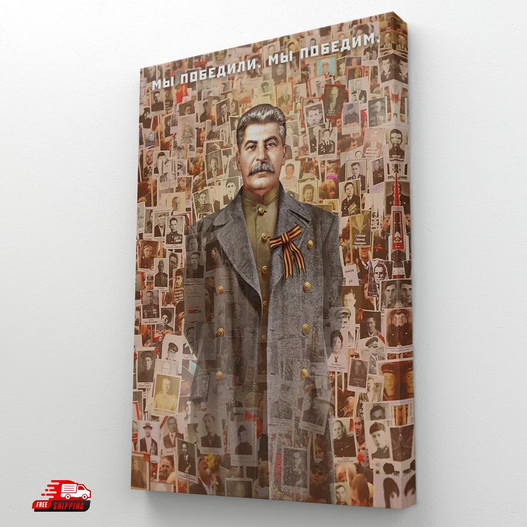 Joseph Stalin Russia and Soviet Union Canvas Painting, Canvas Wall Art ...