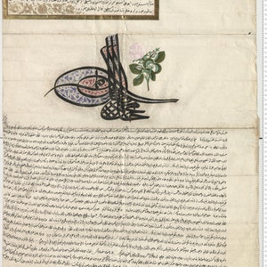 Ottoman Caligraphy Handwritten Palace Writings Poster Tugra Edict - Etsy