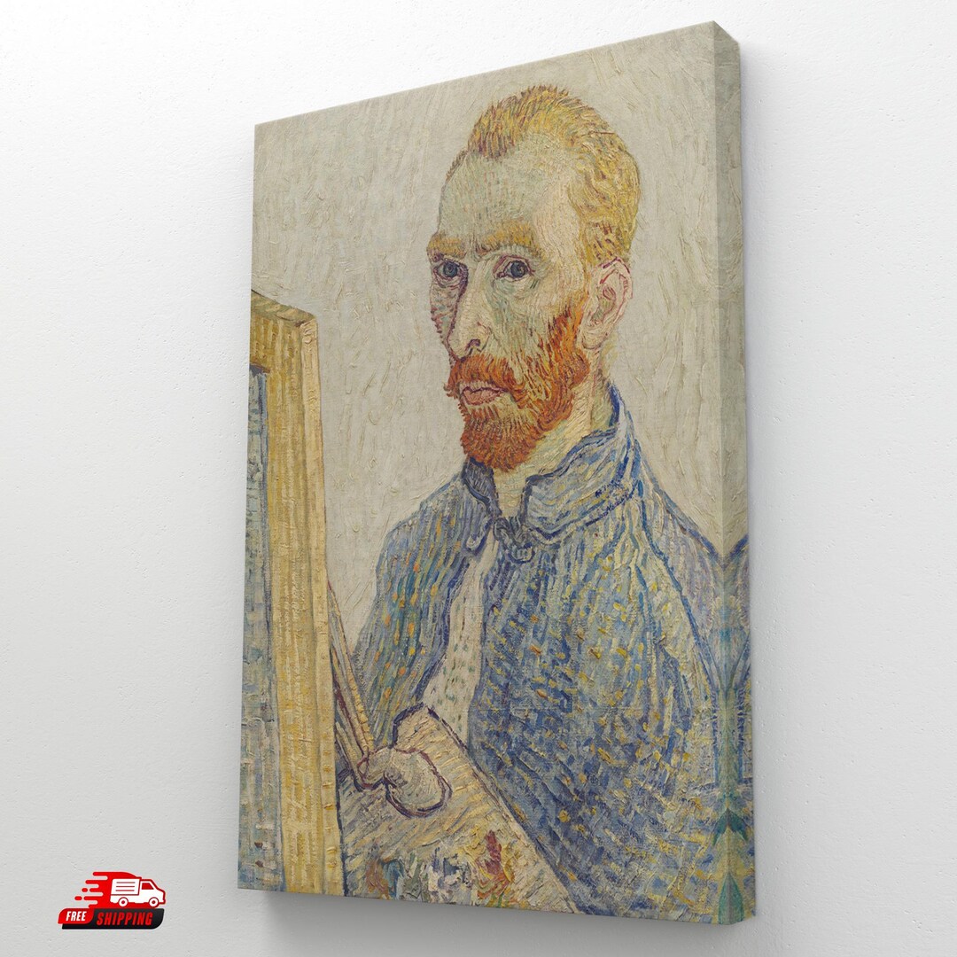Vincent Van Gogh - Self-portrait, Modern Canvas Wall Decor, Canvas Wall ...