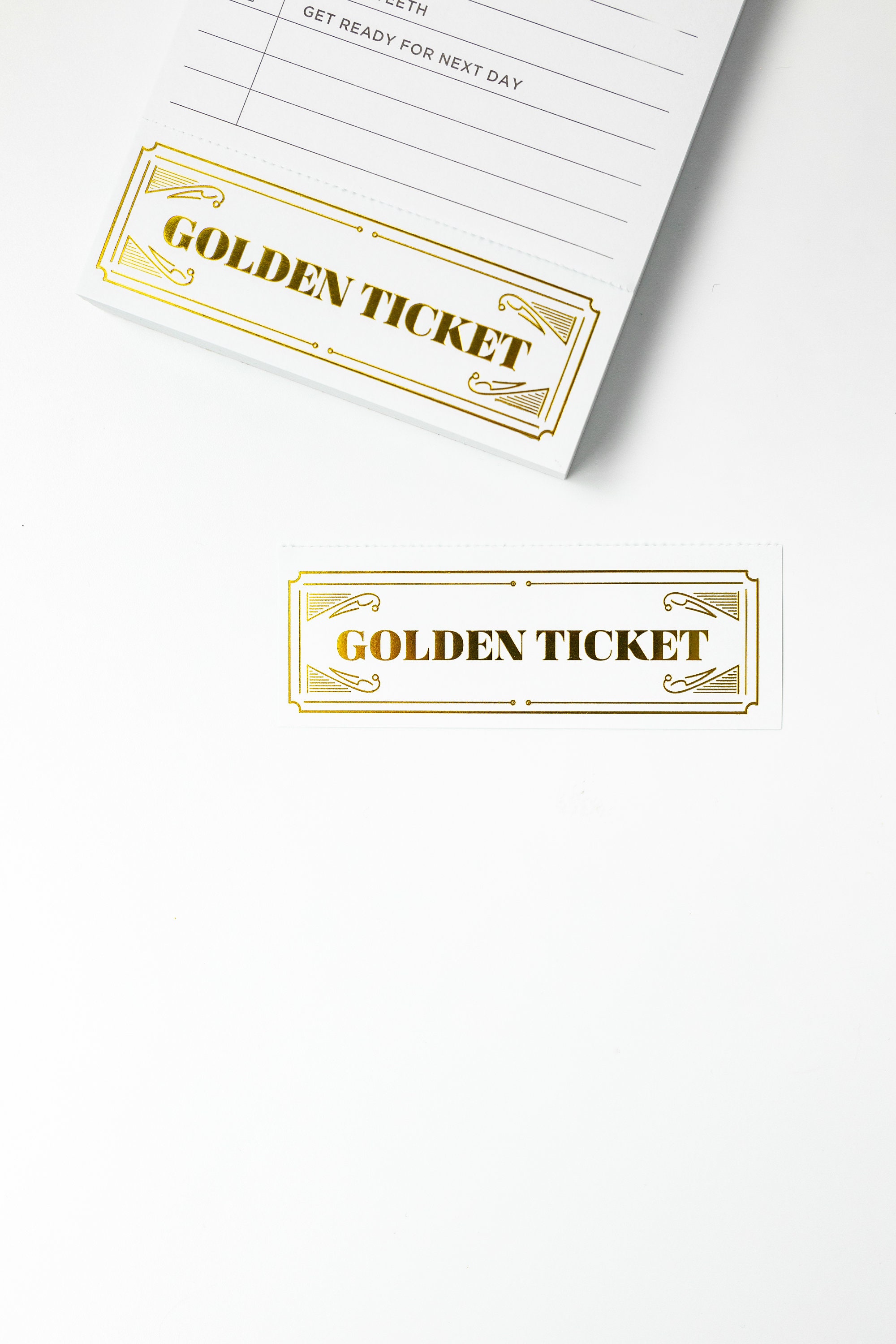 Golden Ticket Chore Chart- Kid Version - Etsy