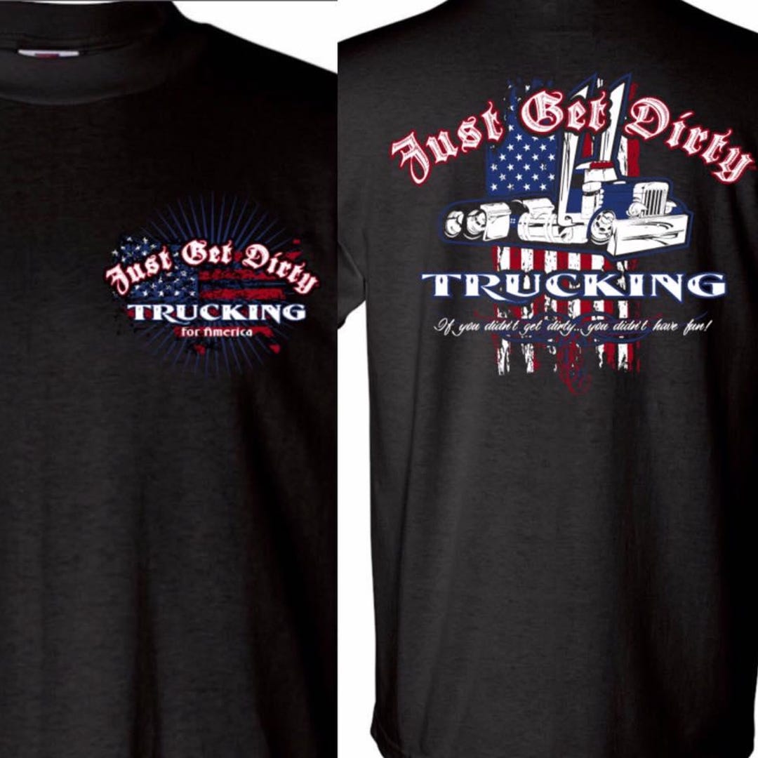 Trucking for America Hoodie. Peterbilt 379 Semi Truck Big Rig 18 ...