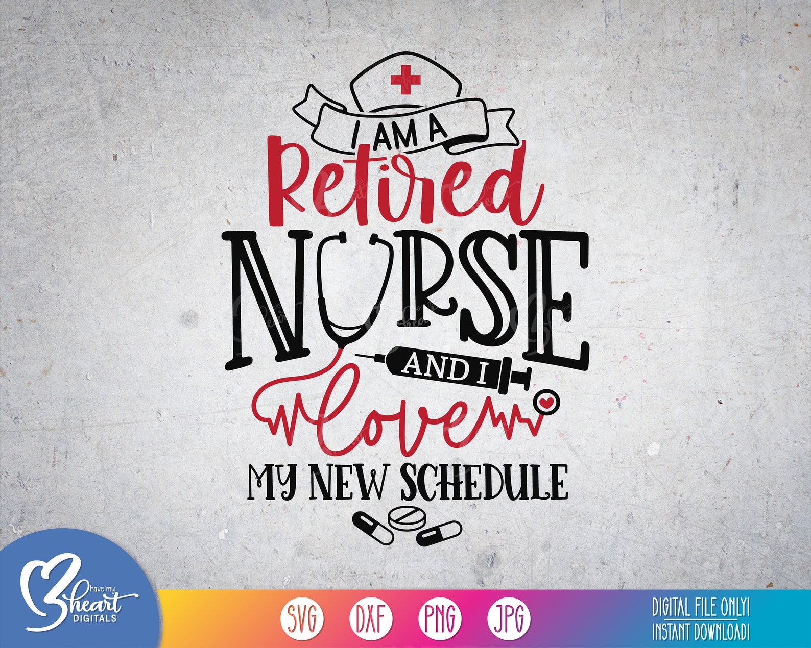 Retired Nurse SVG Nurse Shirt SVG Retirement SVG Nursing - Etsy