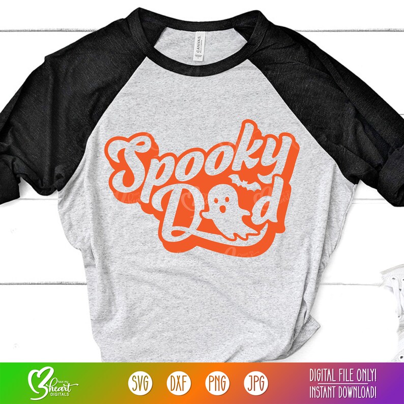 Spooky Dad SVG Dad Halloween Shirt Family Halloween Shirt - Etsy