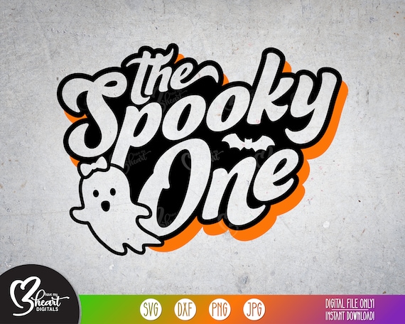 The Spooky ONE SVG First Birthday Halloween Shirt Baby - Etsy