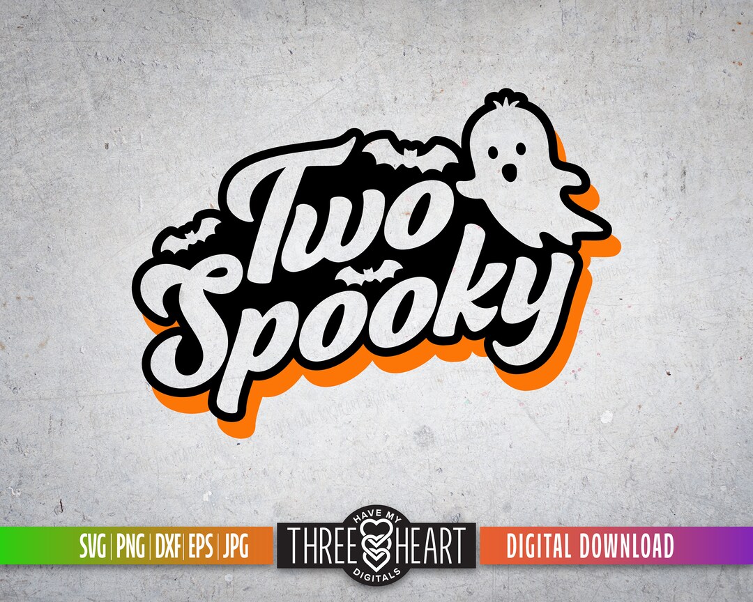 Two Spooky SVG Second Birthday Halloween Shirt Toddler - Etsy