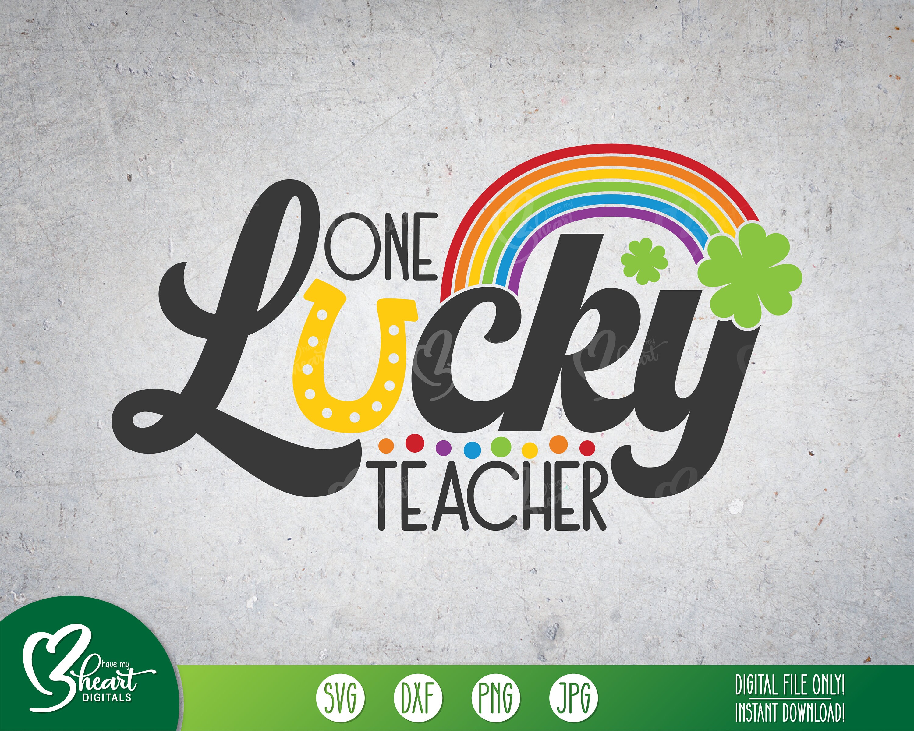 One Lucky Teacher SVG St Patrick's Day Shirt Teacher - Etsy