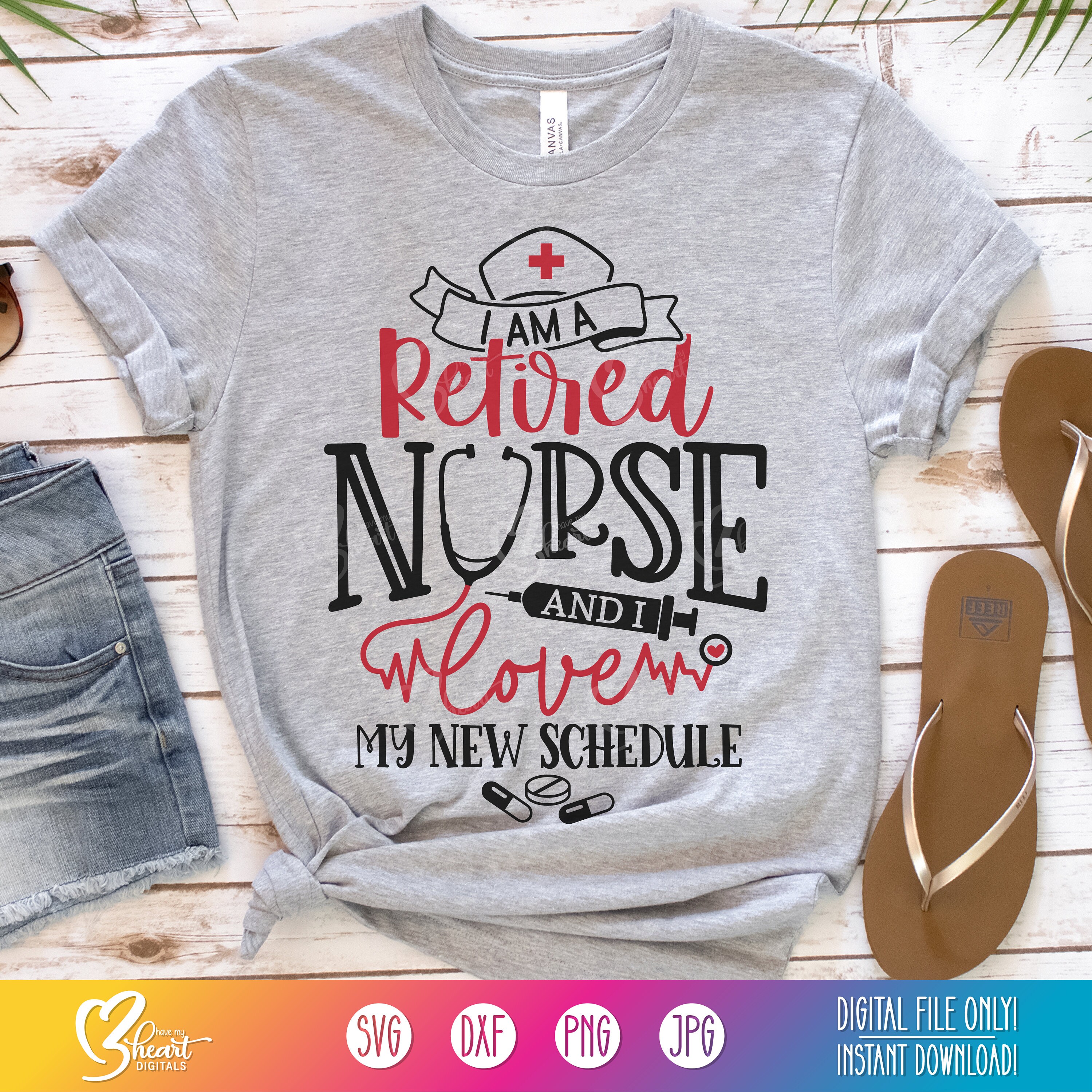 Retired Nurse SVG Nurse Shirt SVG Retirement SVG Nursing - Etsy