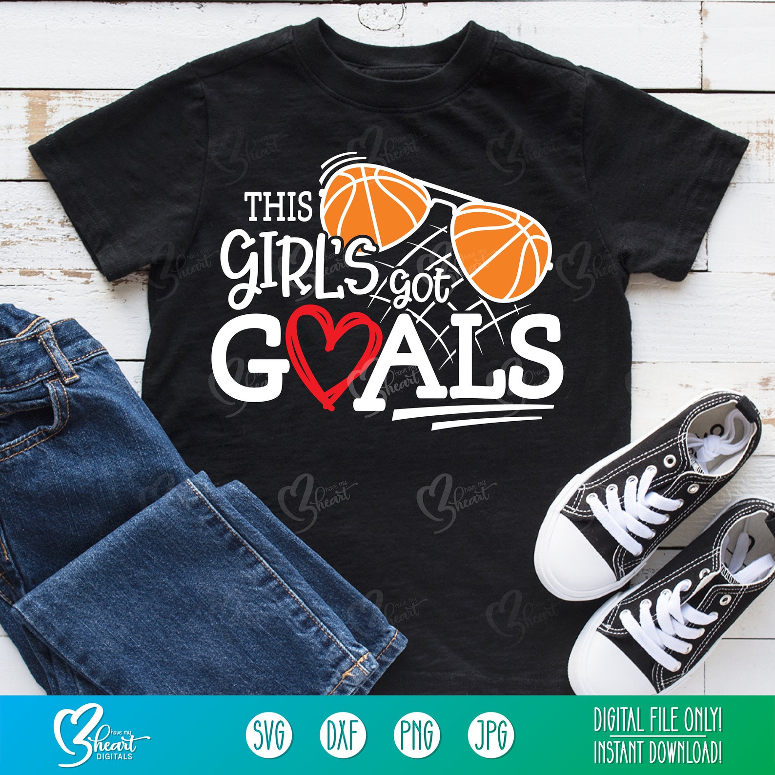 Girl's Basketball SVG Basketball Goals Shirt Sunglasses - Etsy