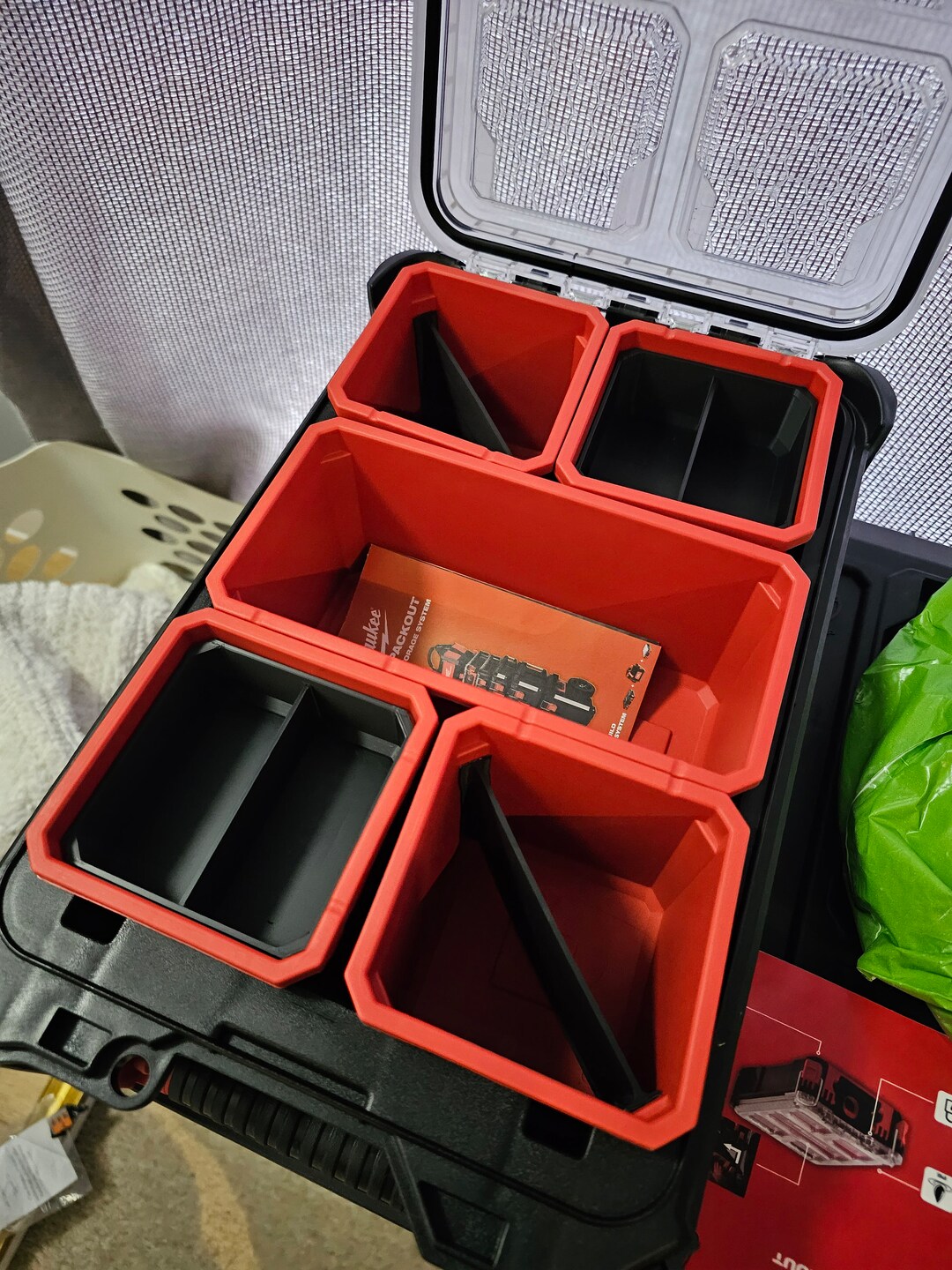 Milwaukee Packout Organiser Divider Small Tub Nesting Bins 4932464083 ...