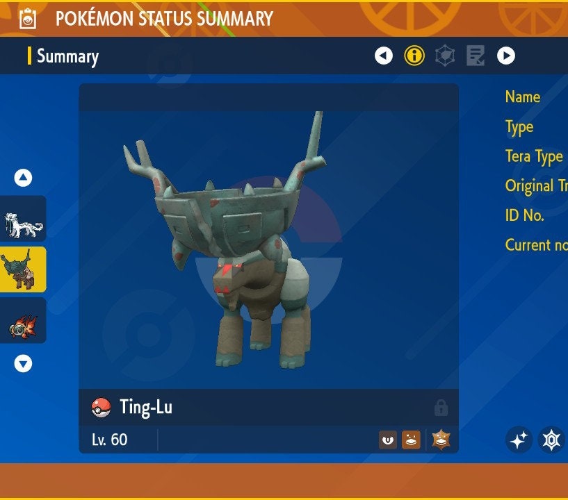 Pokemon Scarlet and Violet 6IV Shiny Shrine Legendary Wo-chien Chien-po ...