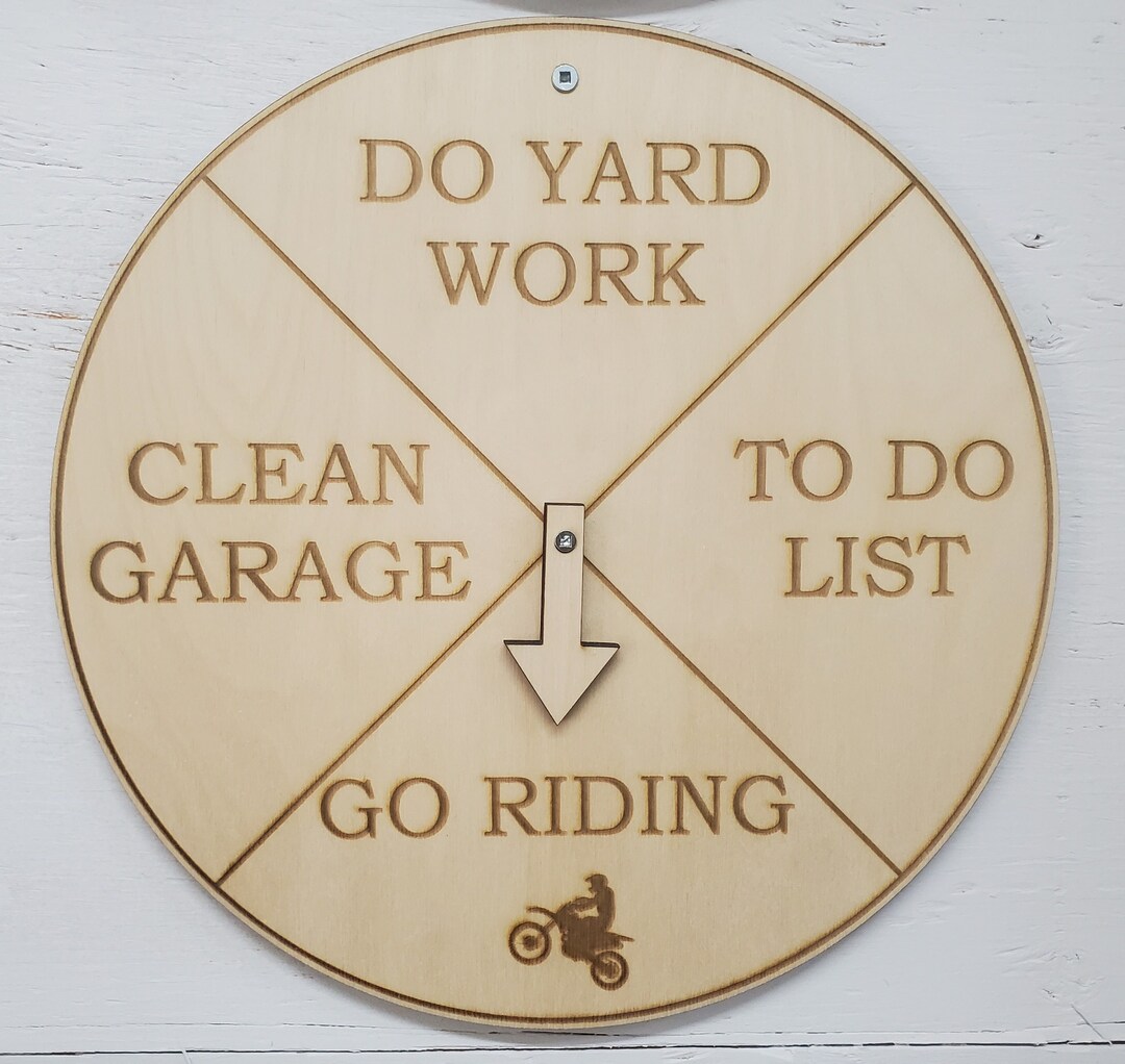 Go Riding Chore Wheel - Etsy