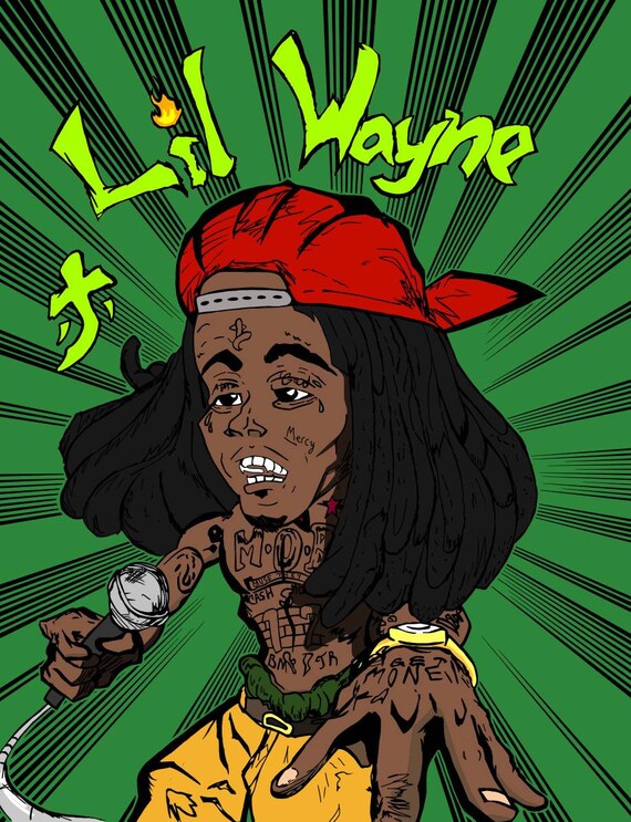 Lil Wayne Green And Yellow