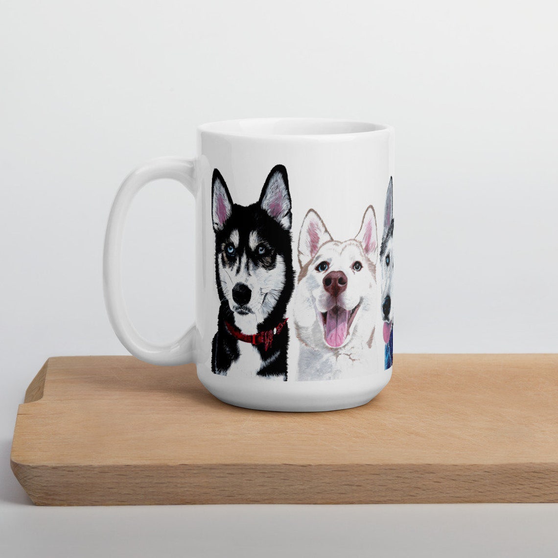 Husky Mug/coffee mug with siberian huskies/husky gifts/gift | Etsy