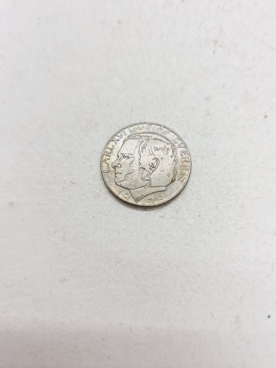 Vintage 1 Krona - Carl XVI Gustaf Coin Issued in Sweden in 1978 - Etsy