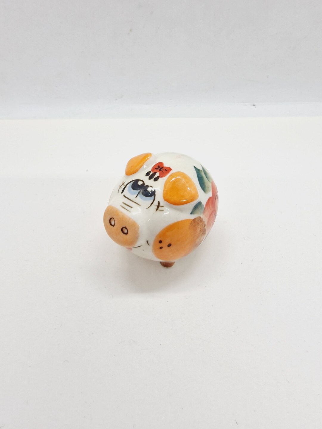 Soviet Vintage Gzhel Pig Figurine Made in USSR in 1980s. - Etsy