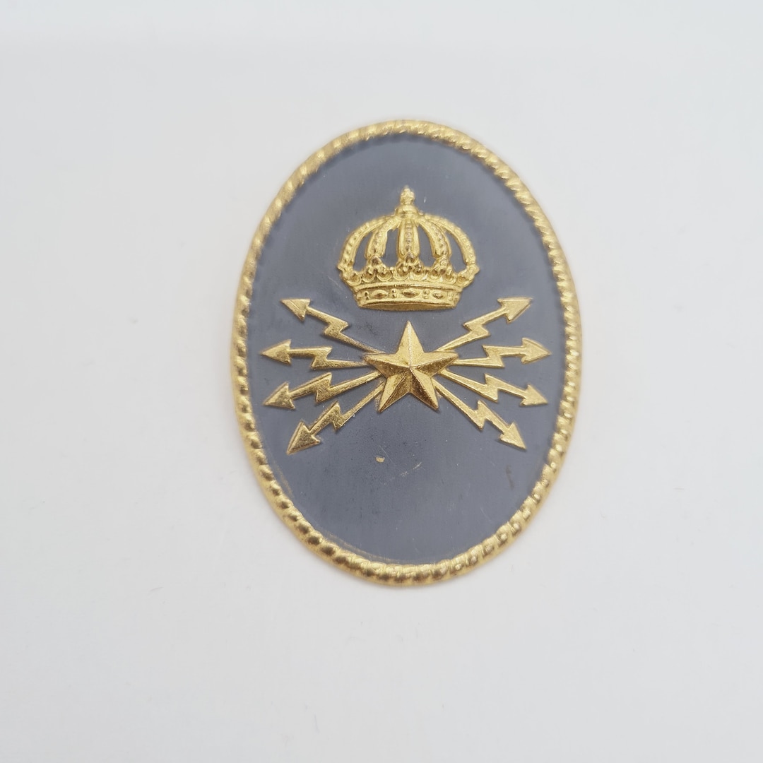 Swedish Vintage Officer's Cockade From Military Service Cap Made in ...