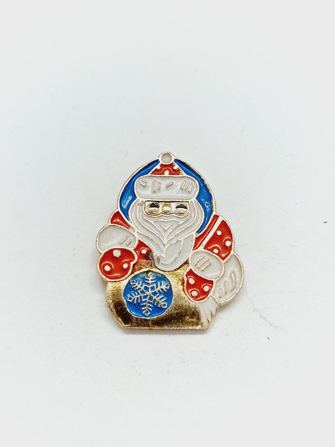 Soviet Santa Claus Pin - Vintage Christmas Pin Made in USSR in 1980s - Etsy
