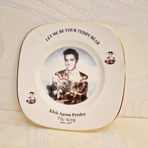 Elvis Presley Plates - Etsy