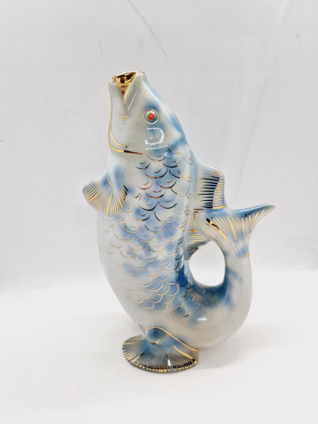 Vintage Soviet Porcelain Fish Carafe Made in USSR in 1980s. - Etsy