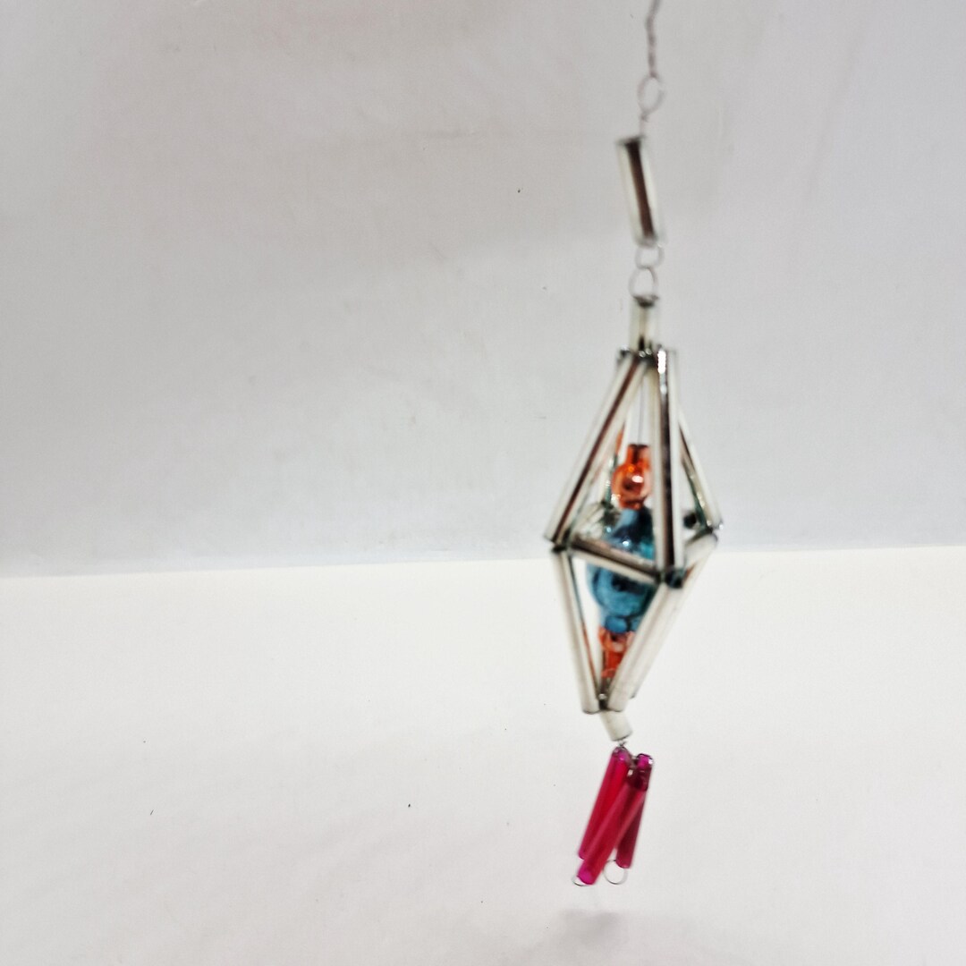 Soviet Vintage Glass Bead Christmas Ornament Made in USSR in 1950s - Etsy