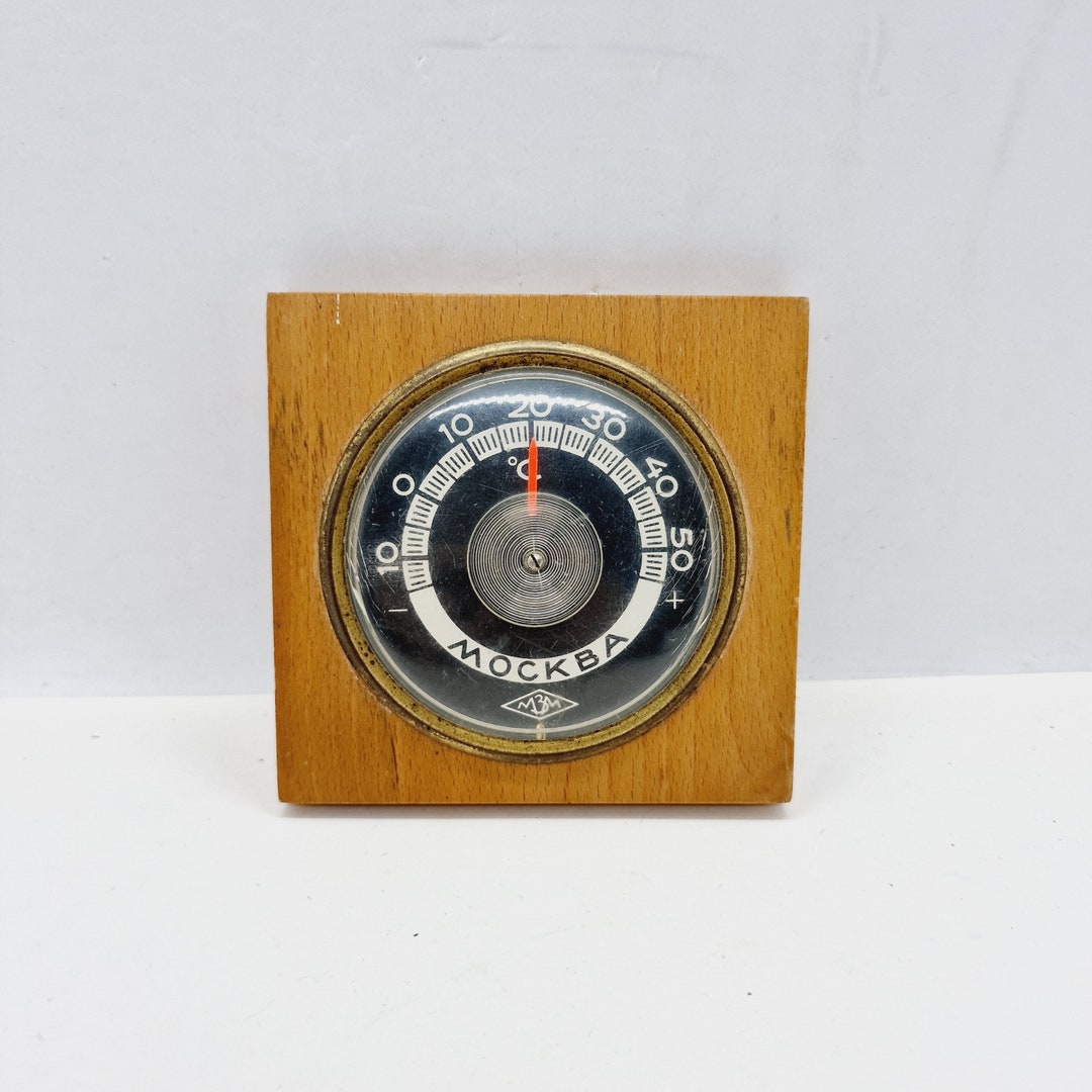Soviet Vintage Moscow Thermometer Made in USSR in 1980s - Etsy