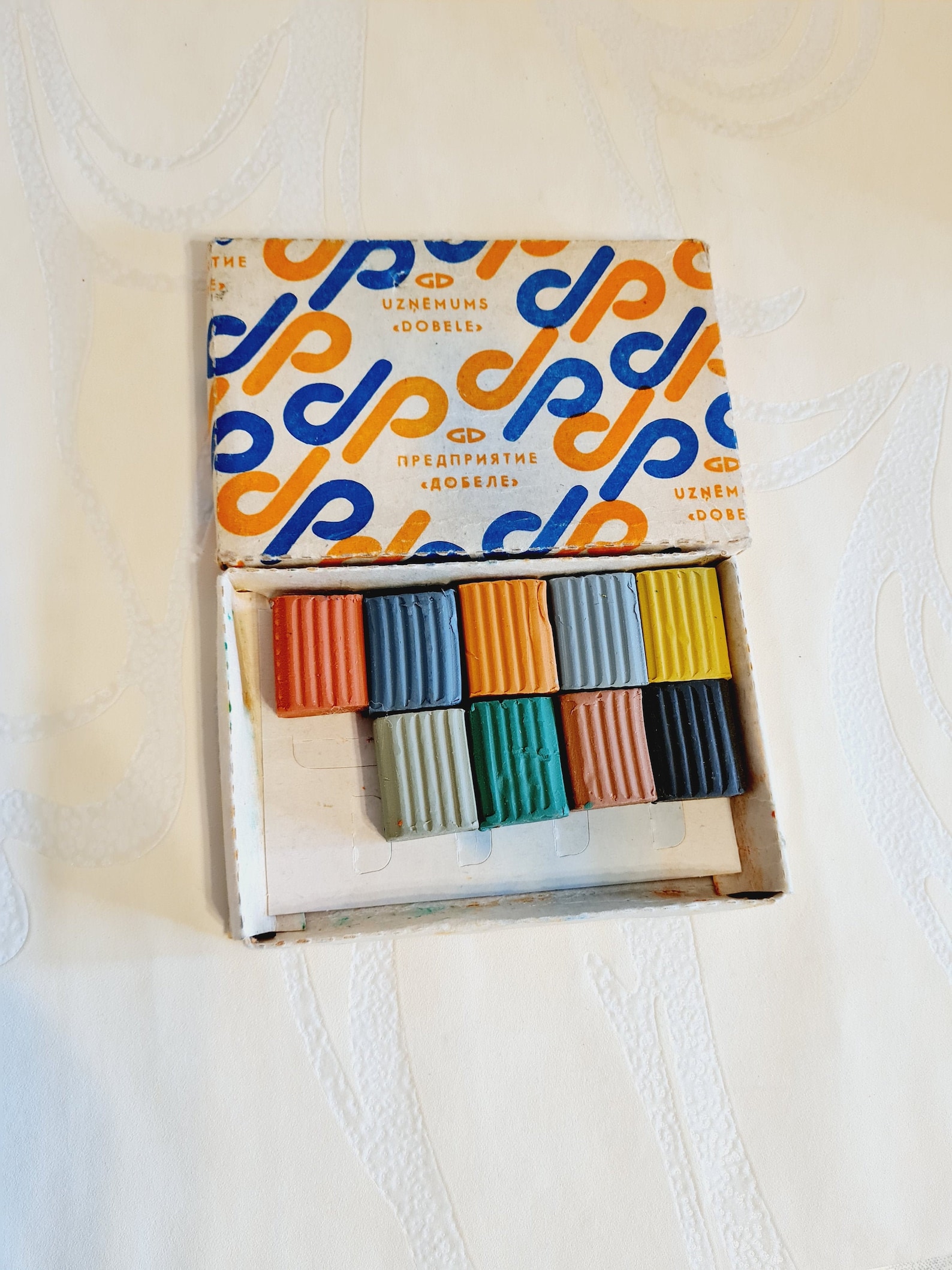 Soviet Vintage Plasticine Set 9 Colors Vintage - Etsy