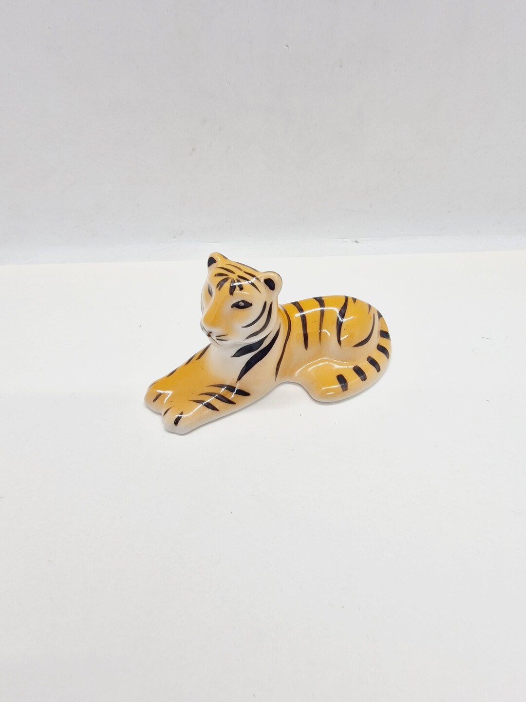 Vintage Tiger Soviet Vintage Porcelain Tiger Figurine Made in USSR in ...