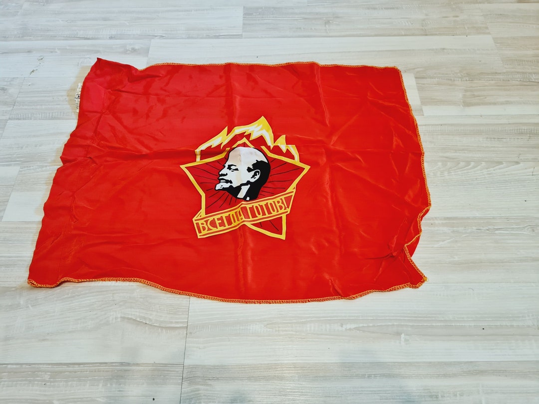 Soviet Vintage Original Pioneer Red Flag Lenin Banner Youth - Etsy